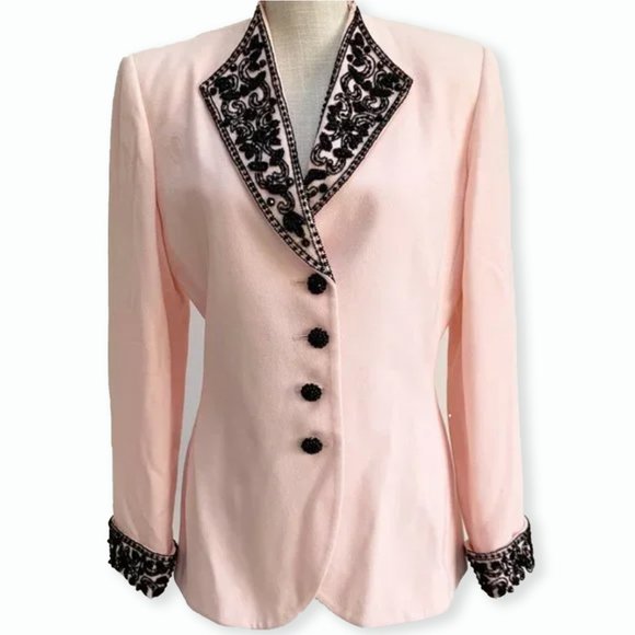 Albert Nipon | Jackets & Coats | Vintage Albert Nippon Evening Jacket ...